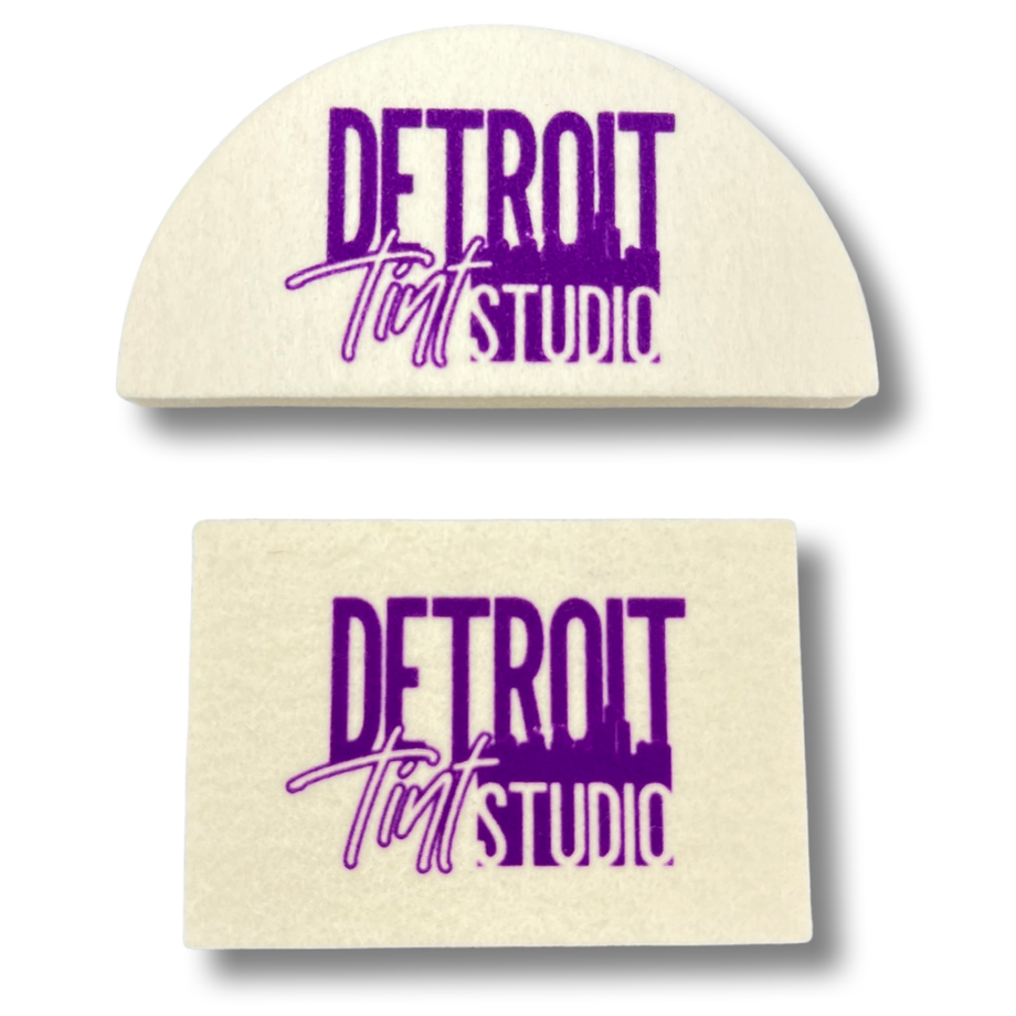 Block Felt Style Cards – Rectangle & Rounded Window Tinting Squeegee ...